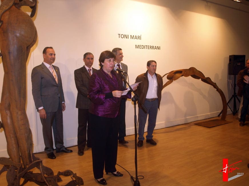 Palabras de Pepa Font en el inauguración de la exposición de Toni Marí ...