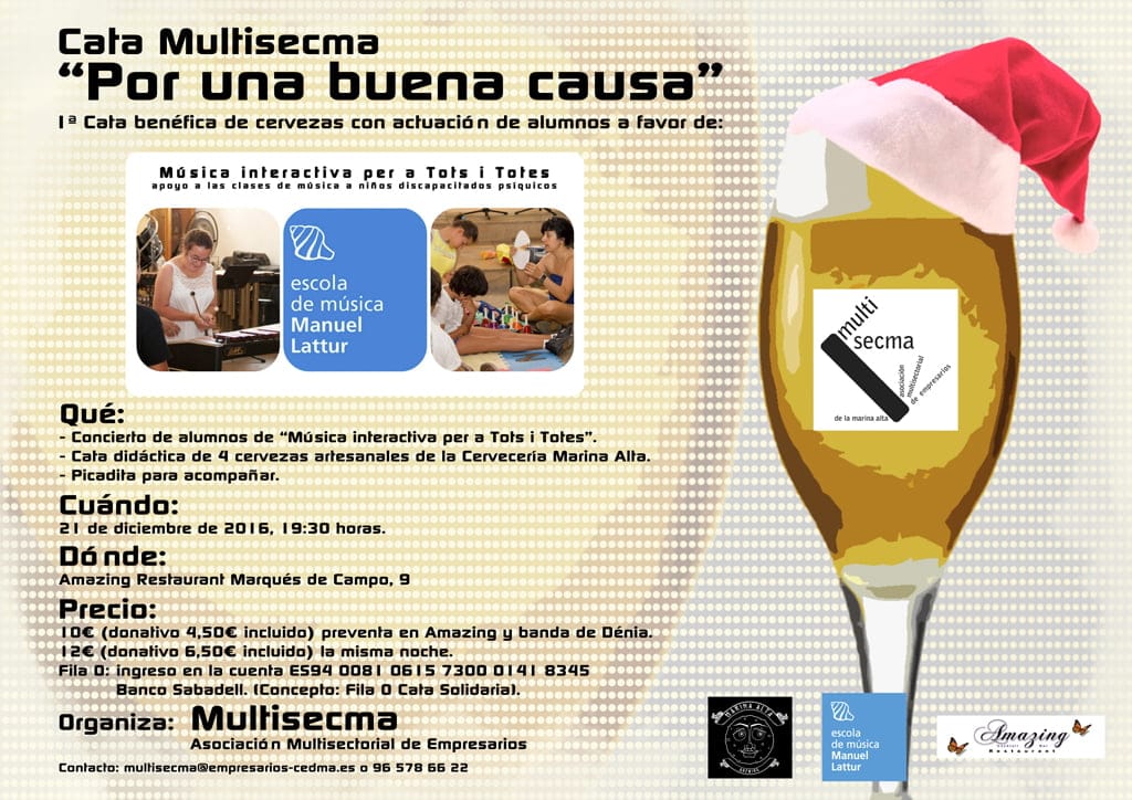 Multisecma organizes the tasting of charitable beers "For a Good Cause"