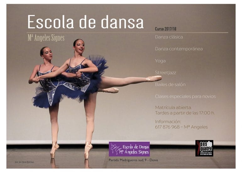 Various classes of dance School of Dansa Ma Angeles Signes - Dénia.com