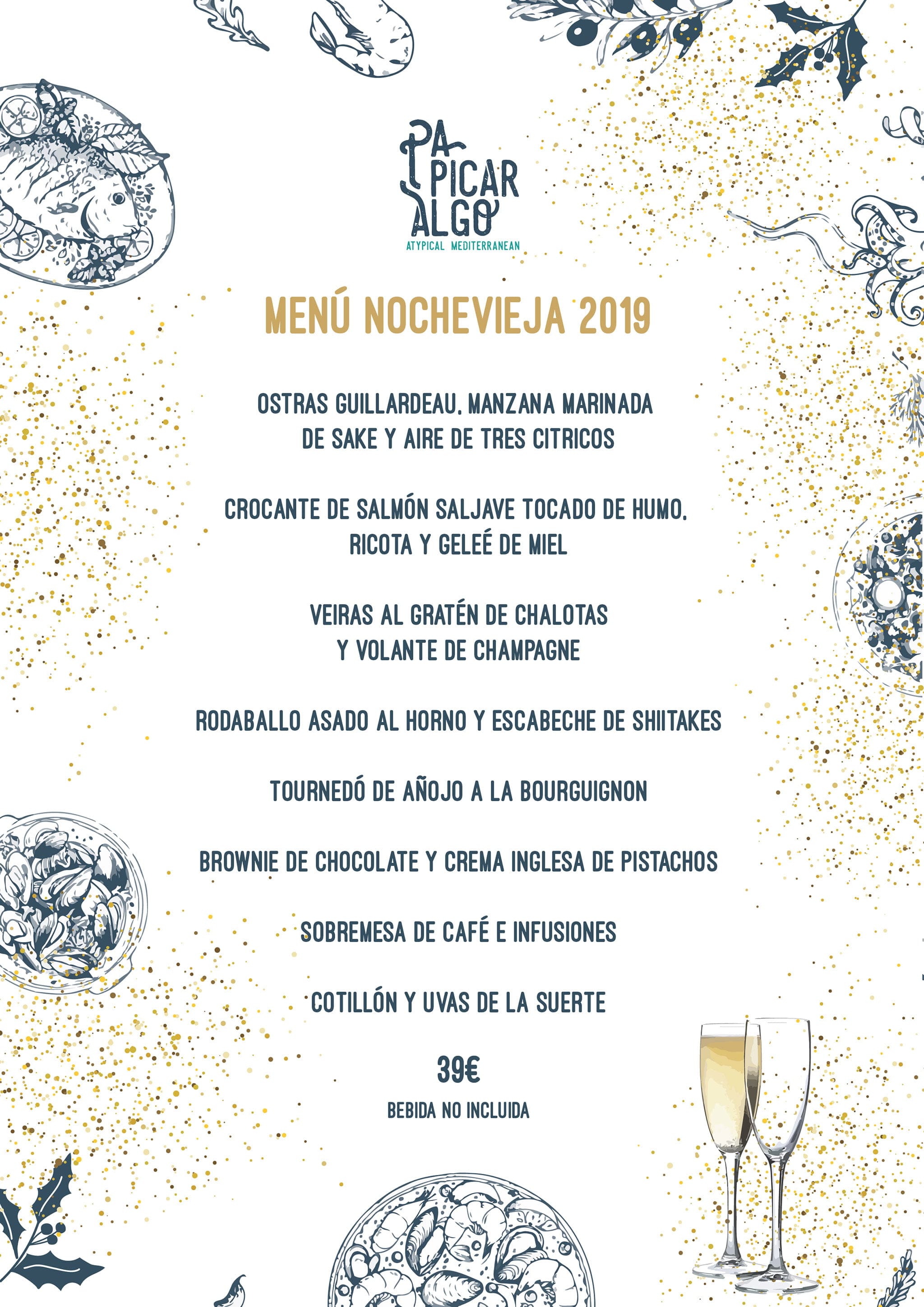 Menu de véspera de Ano Novo em Pa Picar Algo - Dénia.com