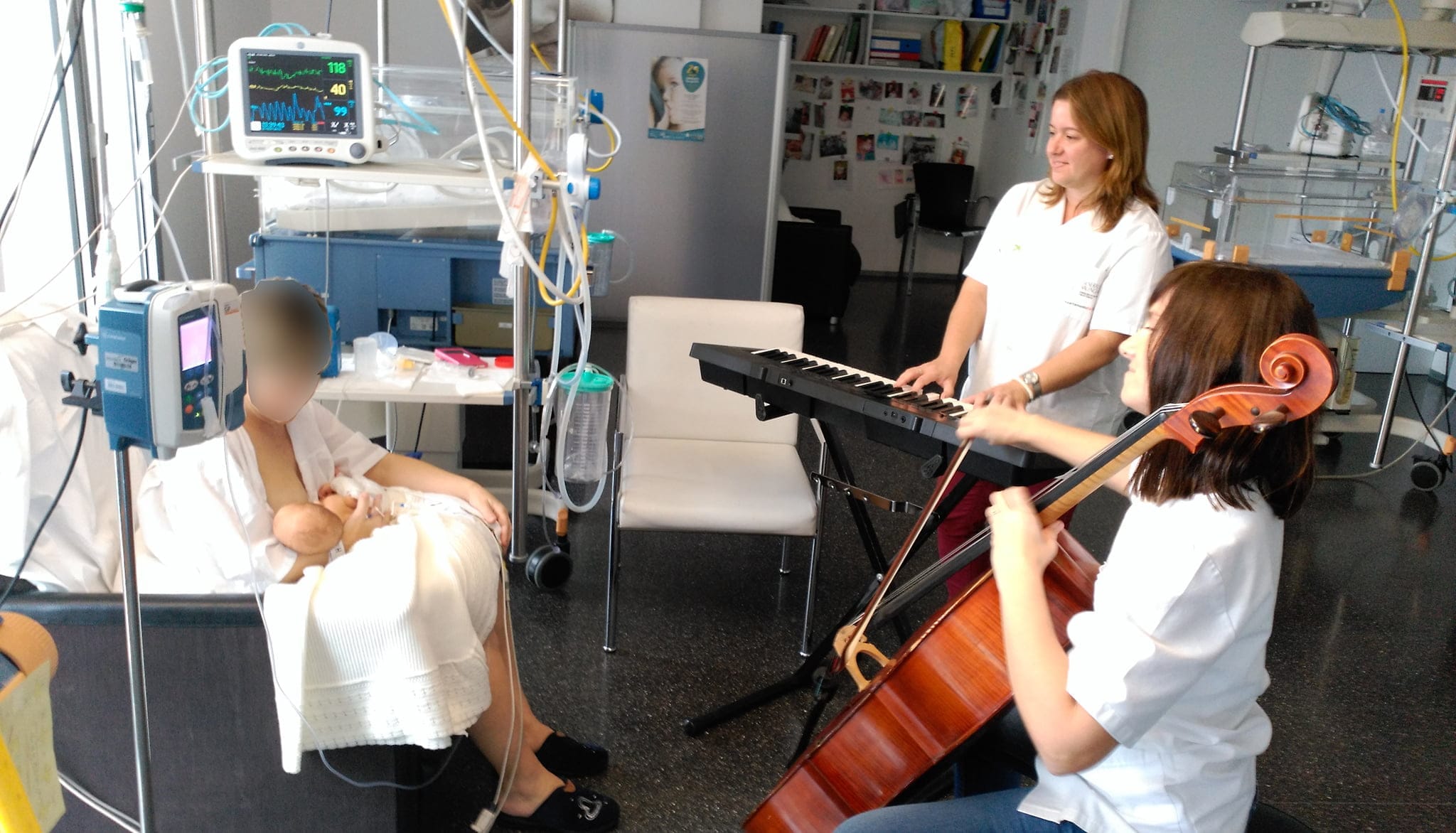 Music therapy at the Dénia Hospital - Dénia.com