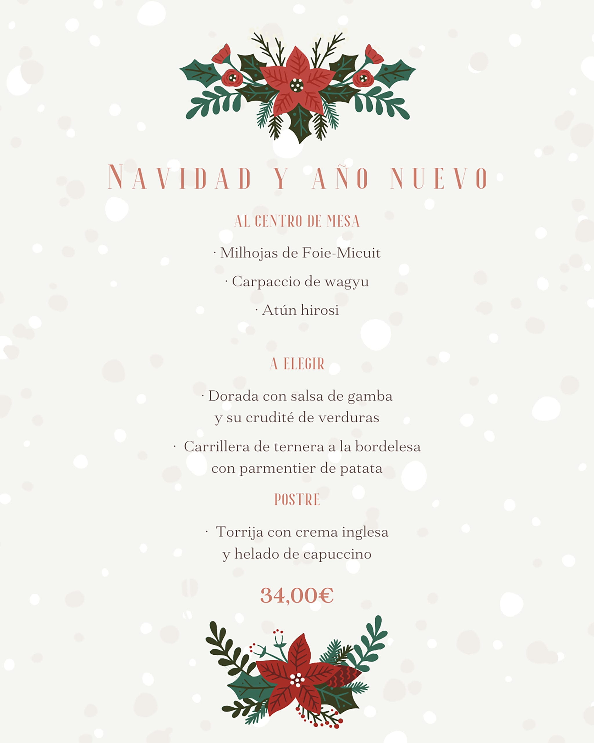 Menú de Navidad y Año Nuevo en L'Escoleta, Dénia - Dénia.com