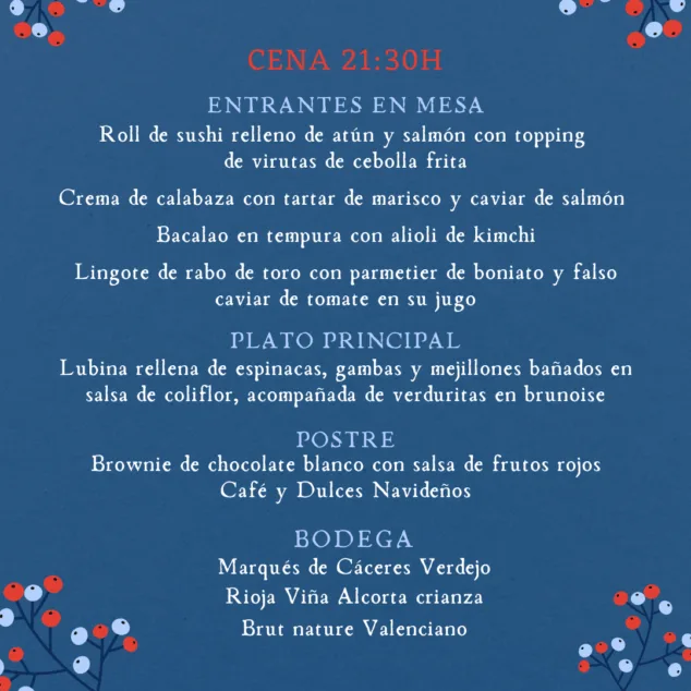 Estos son los fantásticos menús que ha elaborado Restaurante Balandros ...