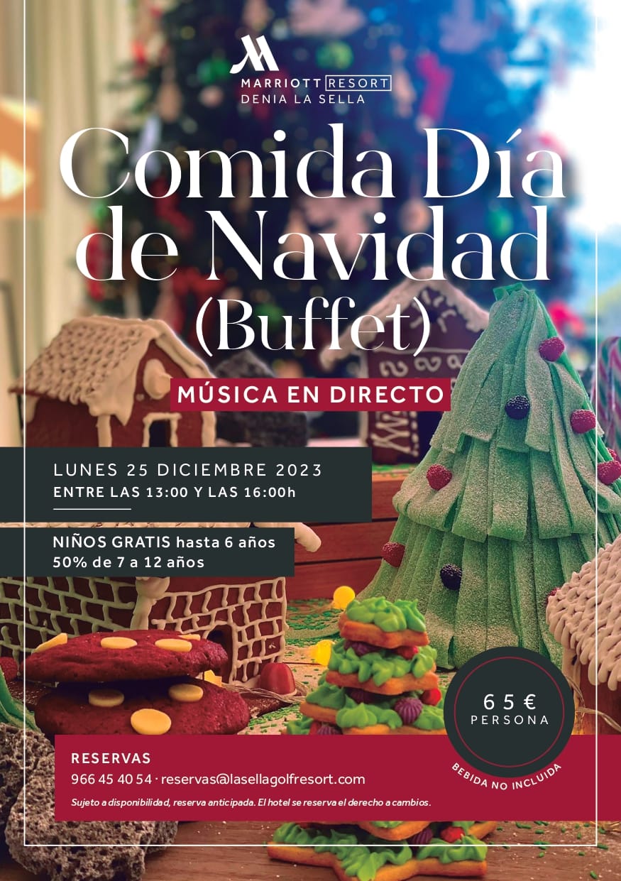Christmas Menu at Hotel Marriott Dénia - Dénia.com