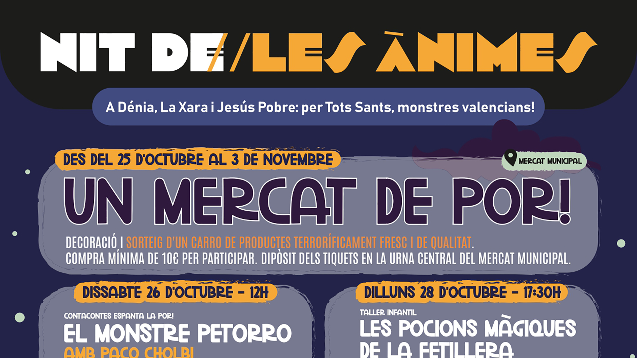 Les Ànimes dest poster - Dénia.com