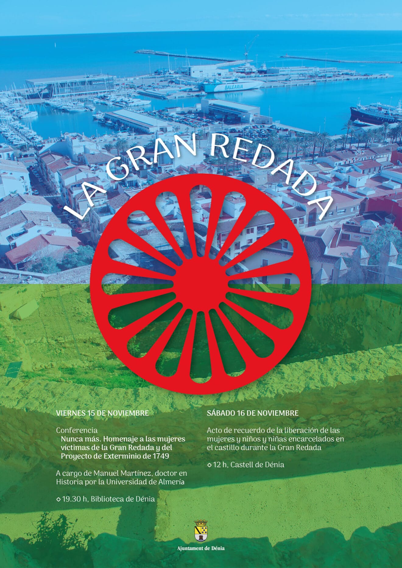 Cartel de la conferencias La Gran Redada - Dénia.com