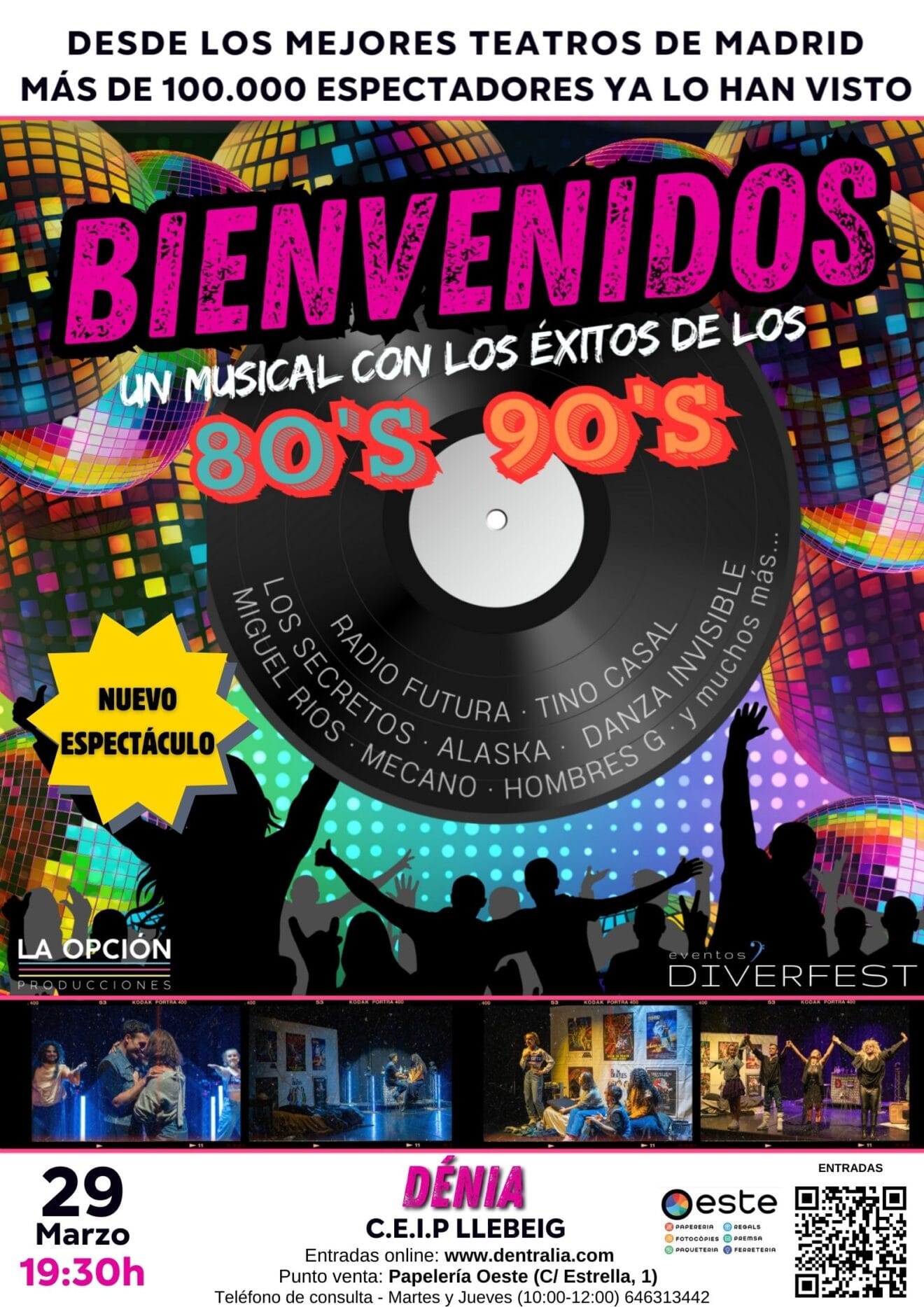 Enjoy the musical 'Bienvenidos': a journey through the hits of the 80's ...