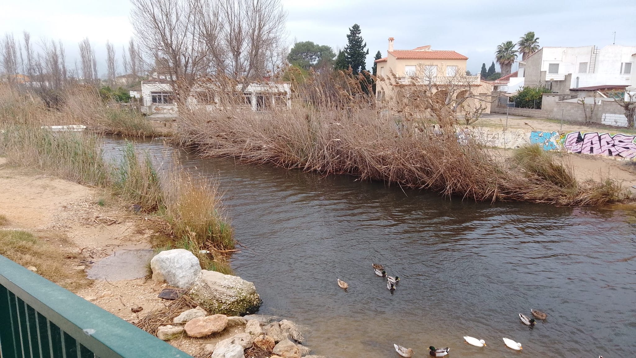Nivel del agua en el Molinell - Dénia.com