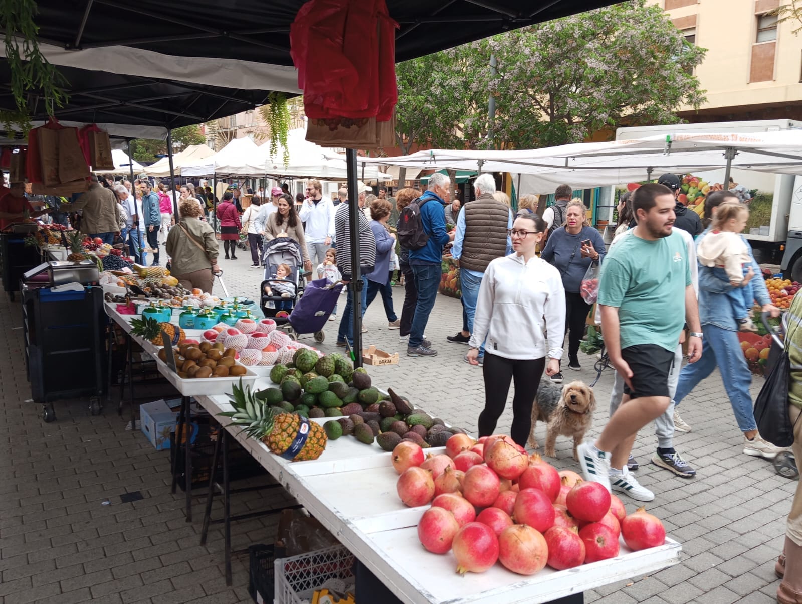 Great atmosphere at Dénia's street market - Dénia.com