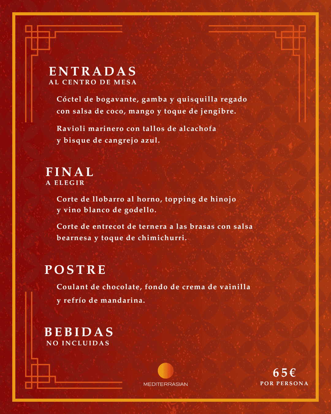 Propuesta del menú de Navidad - Dénia.com